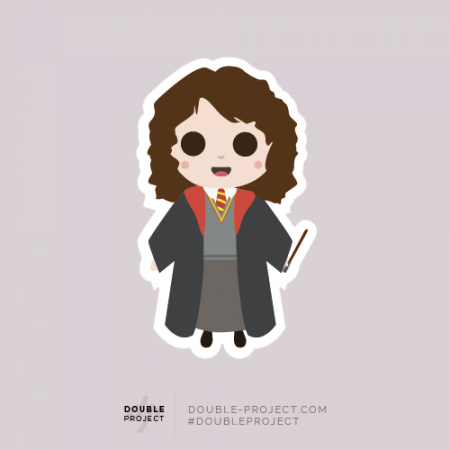 Sticker Hermione Granger Individual | Double Project